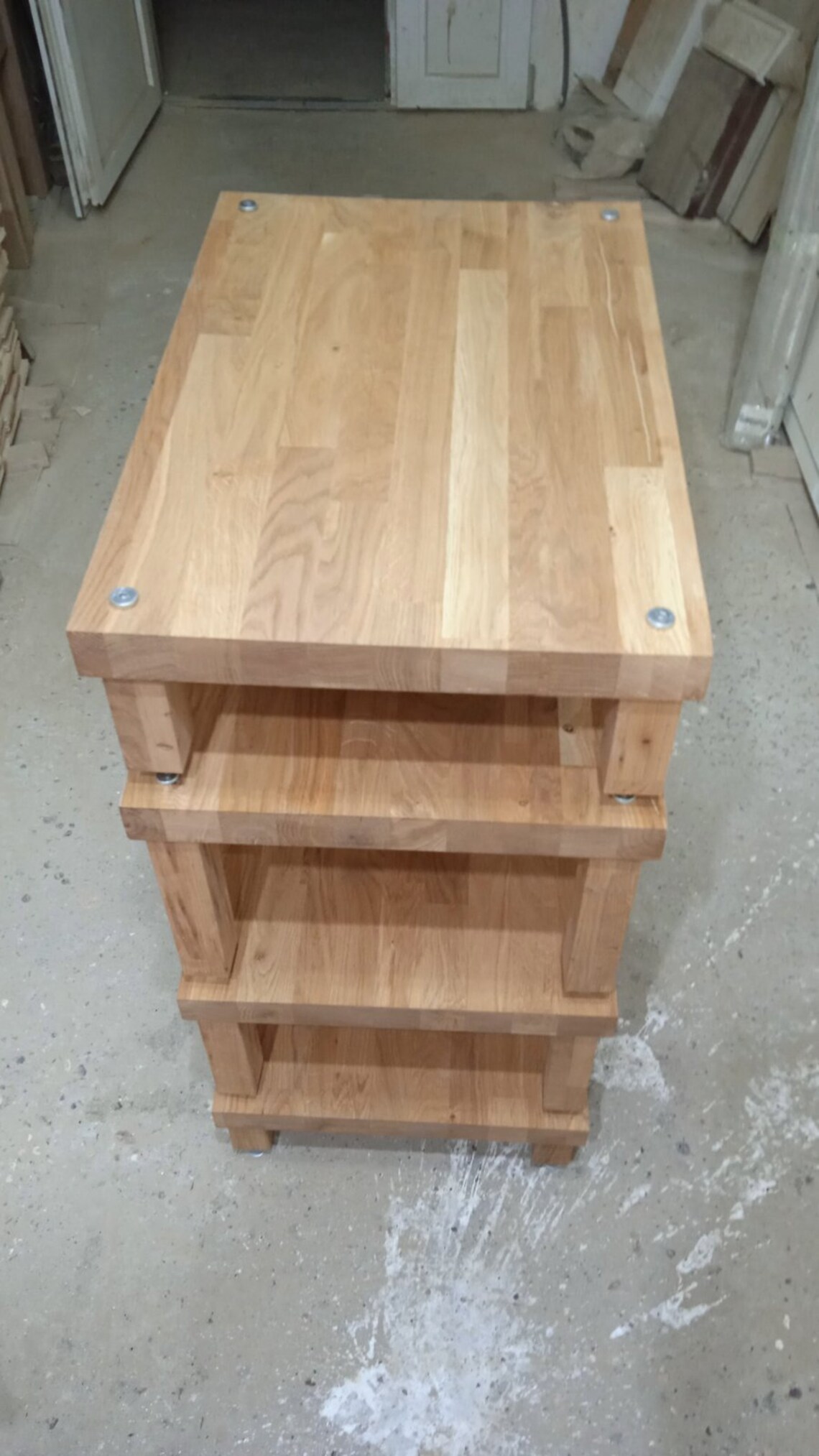 Hi Fi Audio / Video Modular Equipment Rack, Stand, Stereo Glued Solid ...