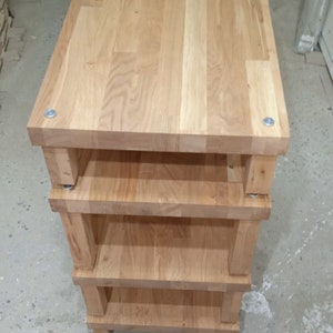 Hi Fi Audio / Video Modular Equipment Rack, Stand, Stereo Glued Solid ...