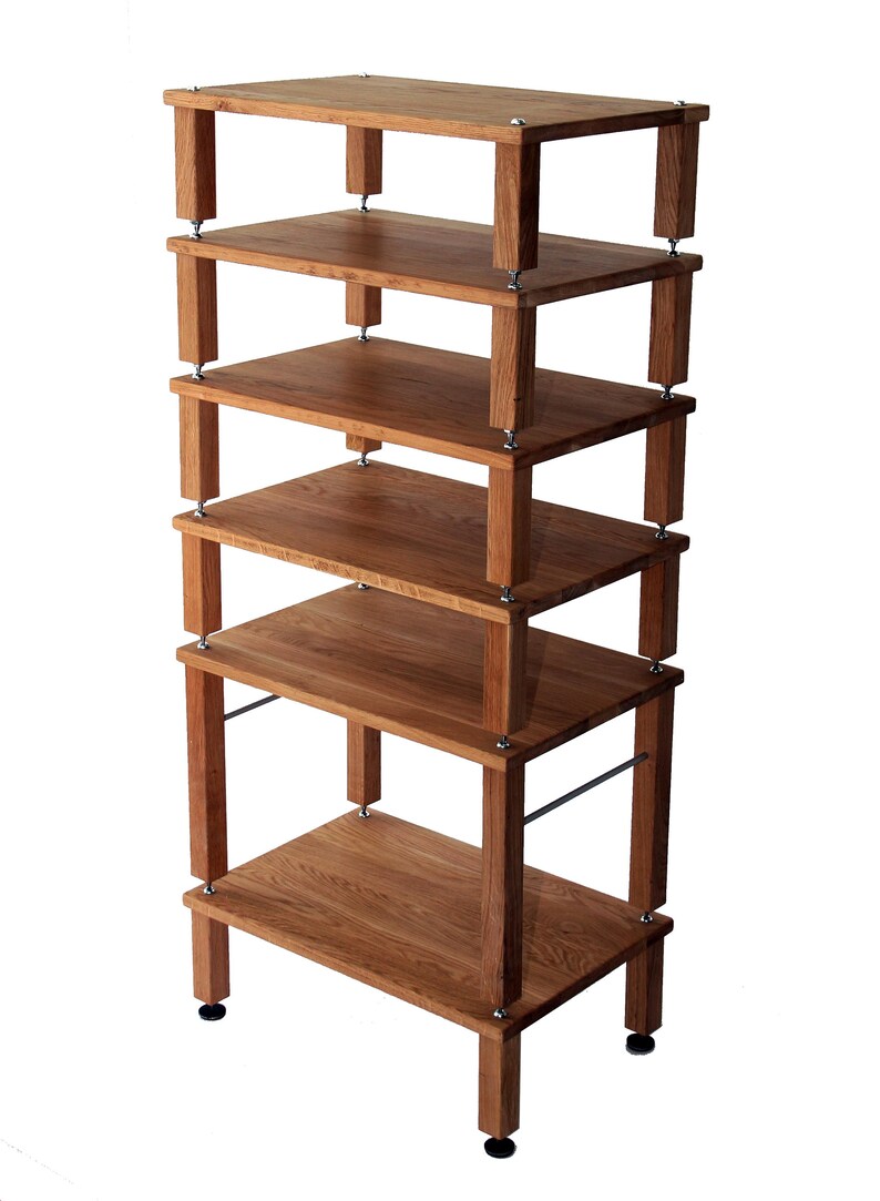 Hi Fi Audio / Video Modular Equipment Rack, Stand, Stereo Glued Solid ...