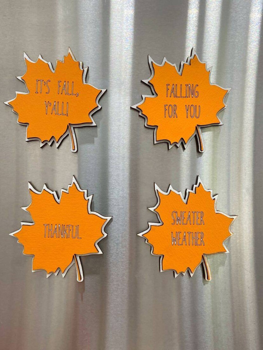 Fall Leaf Magnets - Etsy
