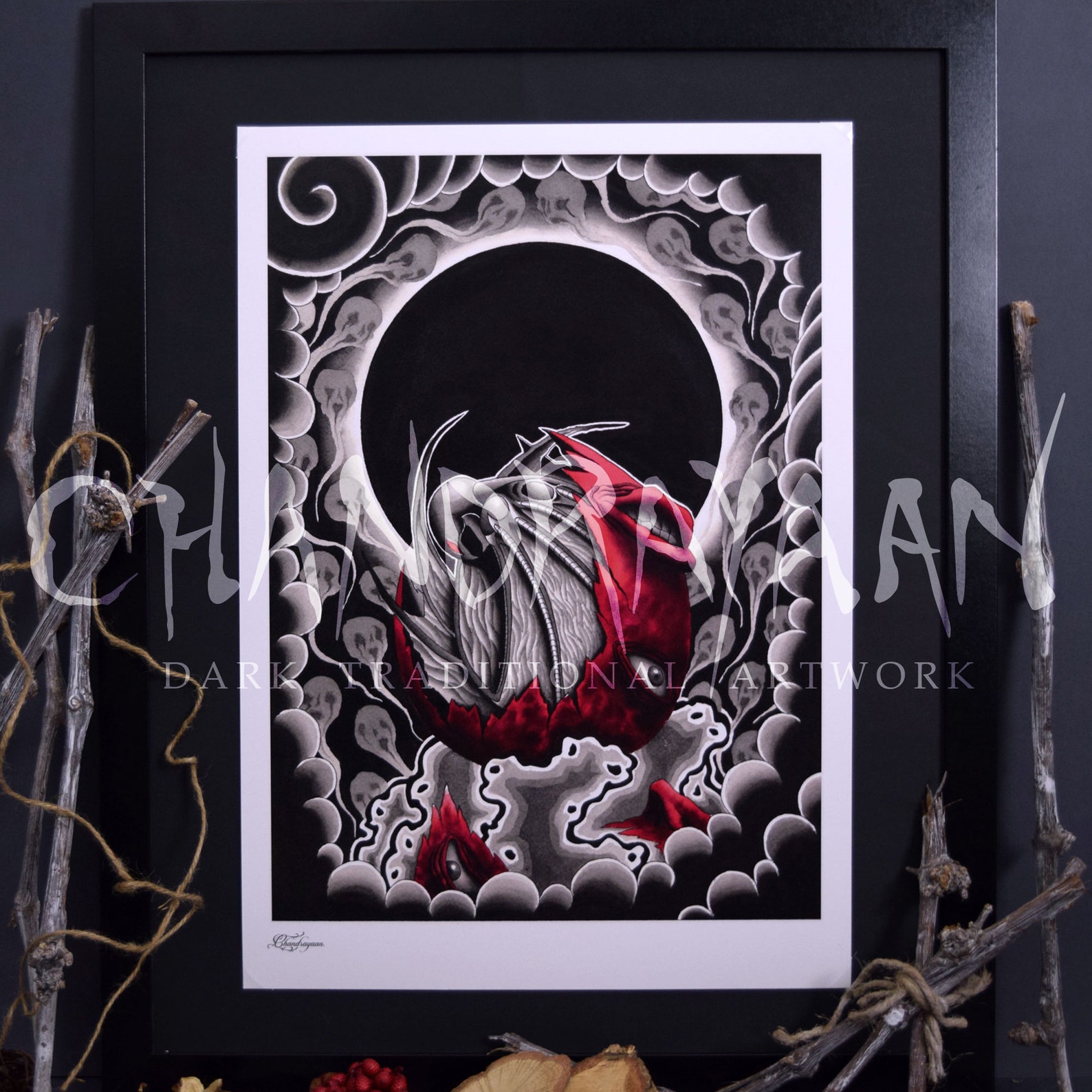 Art Print of Casca in the Eclipse Scene 42x297 Berserk | Etsy