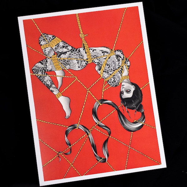 Bondage Shibari Art Etsy Australia
