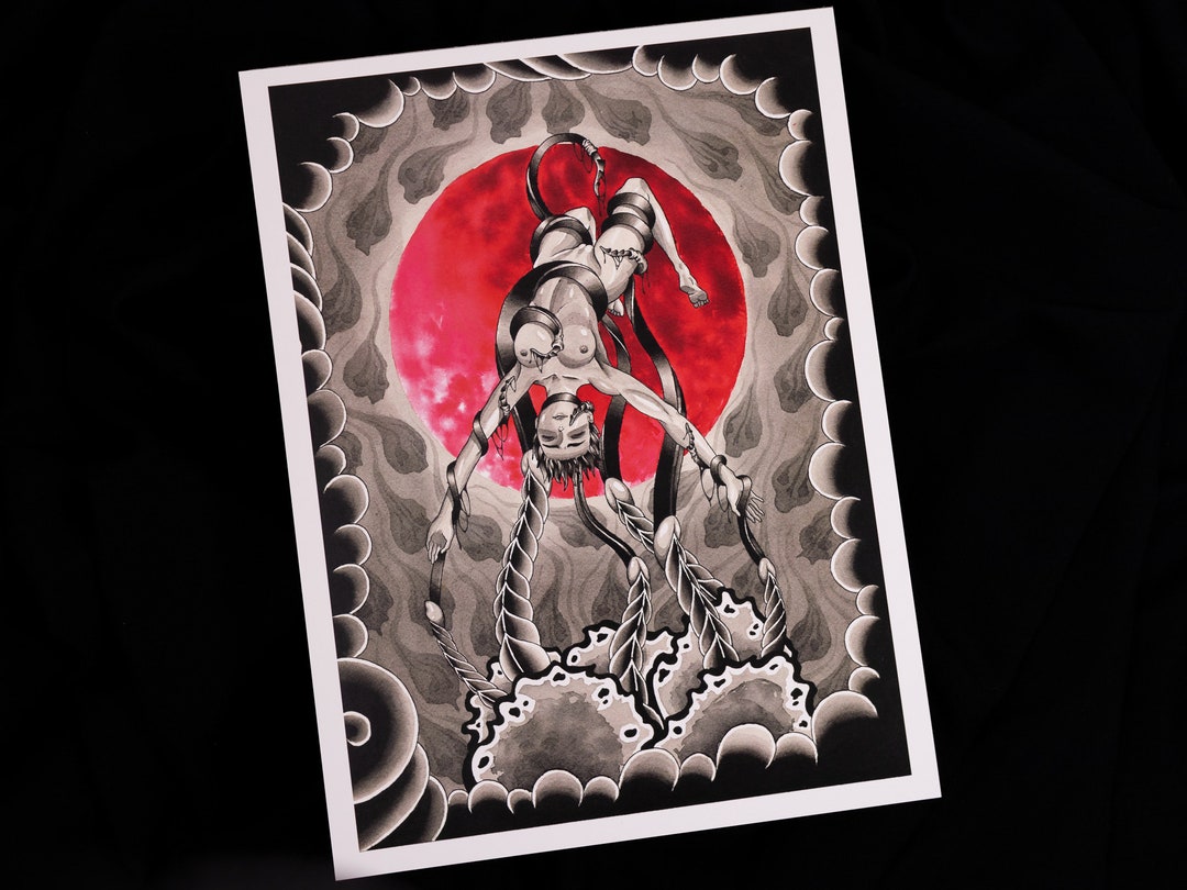 Art Print of Casca in the Eclipse Scene 40x30 Cm, Watercolor and Ink ...