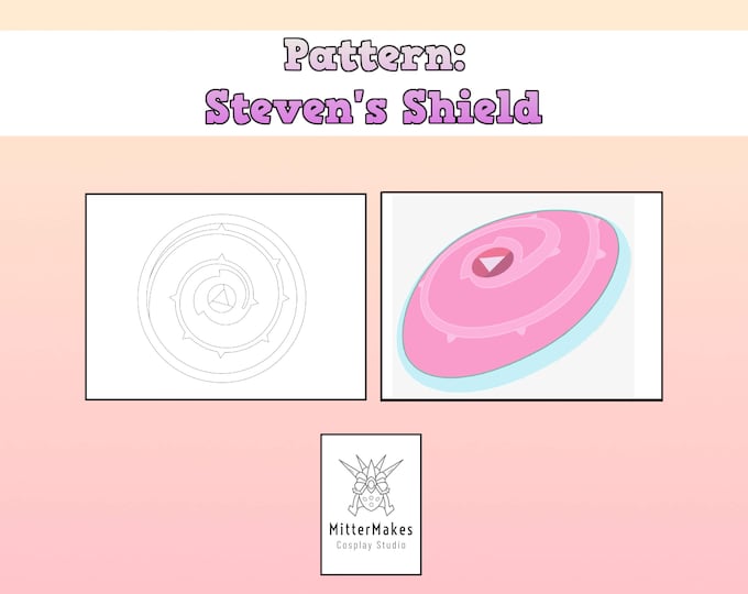 Template: Steven’s Shield (steven Universe) - Etsy