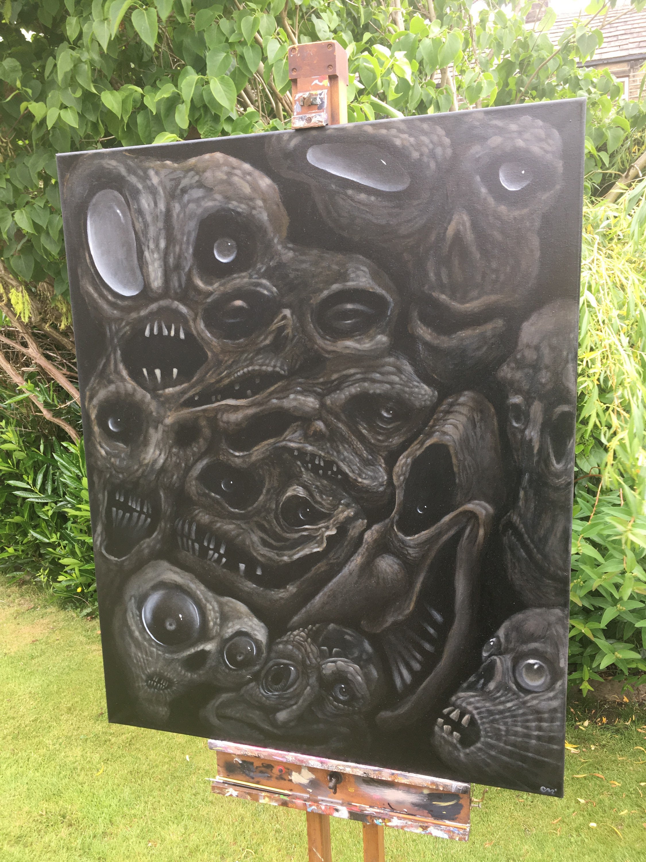 People Are Strange - Dark Art, Surrealism, Macabre, Original Oil ...