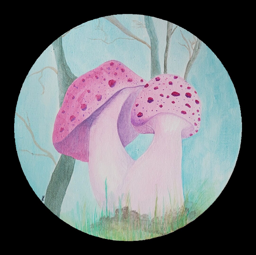 Blushing Mushrooms - Etsy