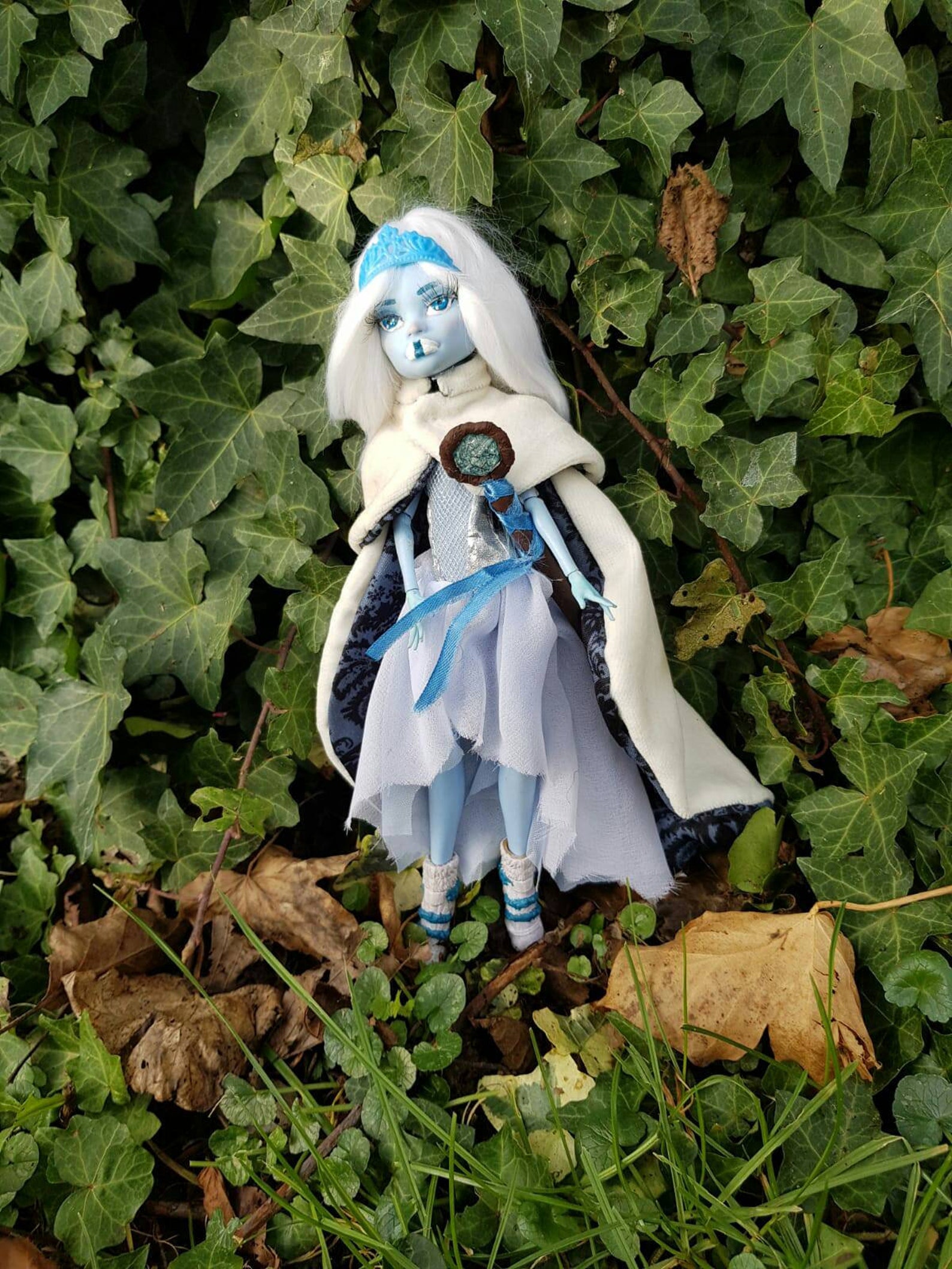 Eira ~ Ice Warrior Queen ~ One of a Kind Custom Monster High Doll ...