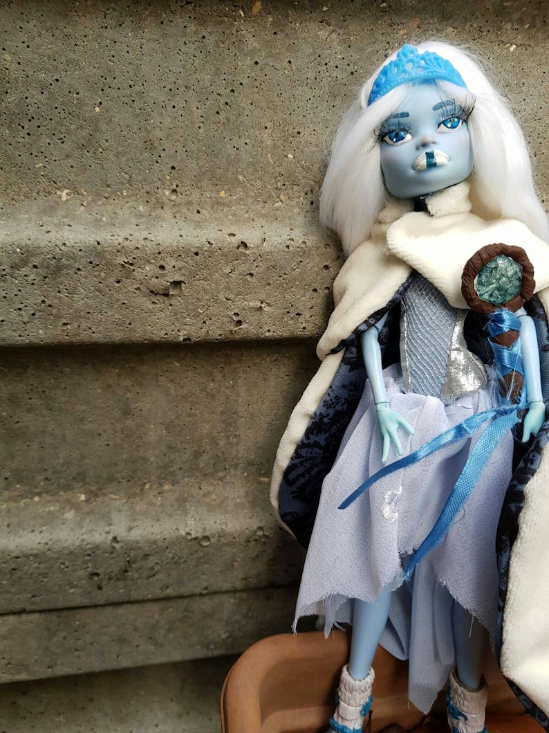 Eira ~ Ice Warrior Queen ~ One of a Kind Custom Monster High Doll ...