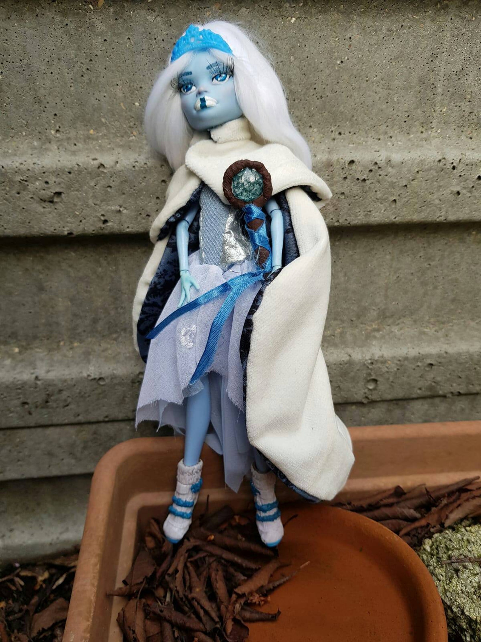 Eira ~ Ice Warrior Queen ~ One of a Kind Custom Monster High Doll ...