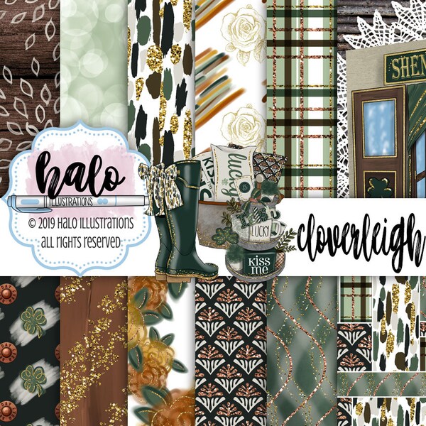Irish Digital Paper - Etsy