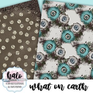 Earth Digital Paper, Paper Pattern, Spring Paper, Recycle Paper, Paper ...