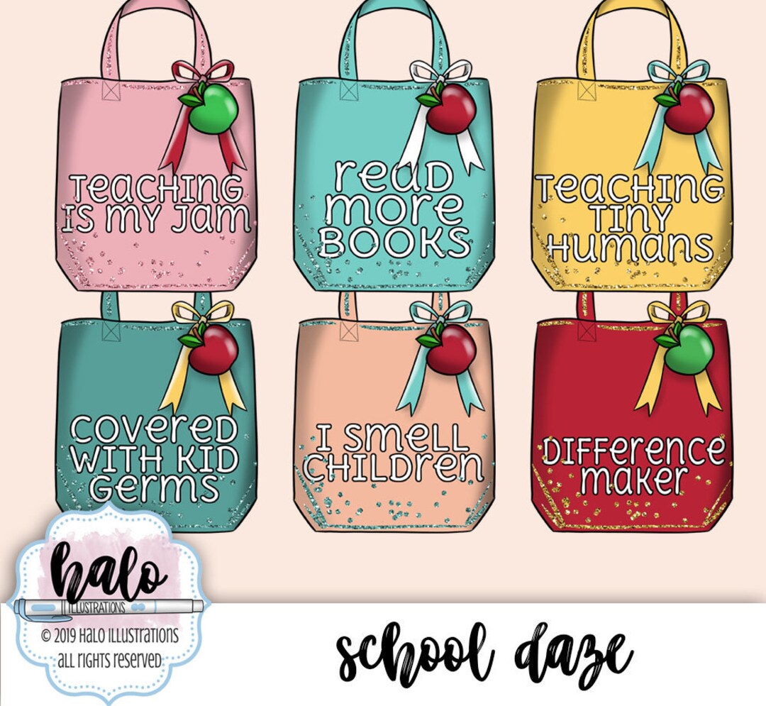 School Clipart, Teacher Clipart, Teacher Planner, Planner Clipart ...