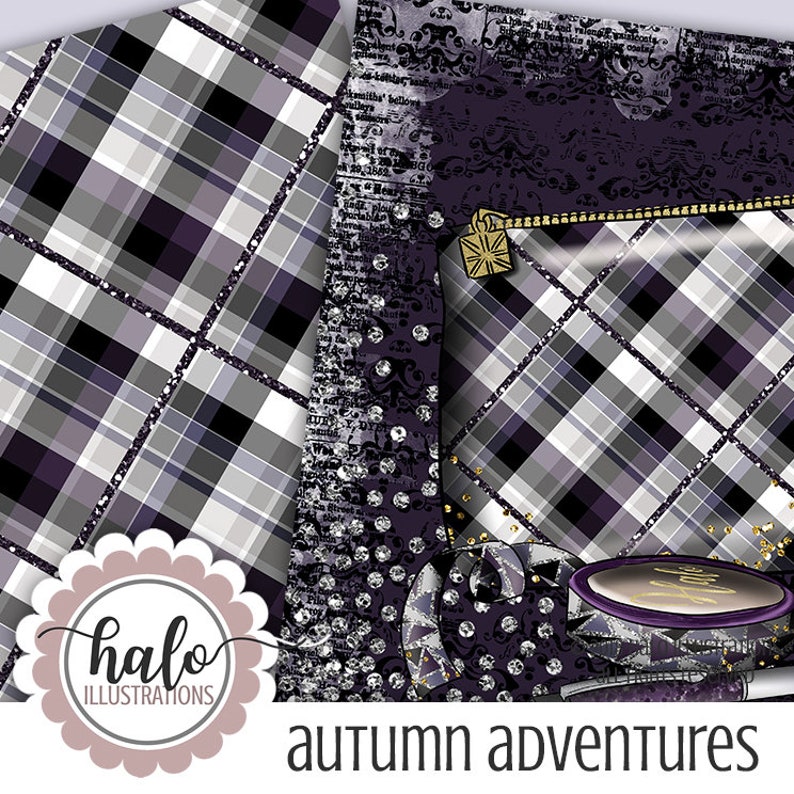 Autumn Digital Paper, Camping Digital Paper, Hiking Digital Paper ...