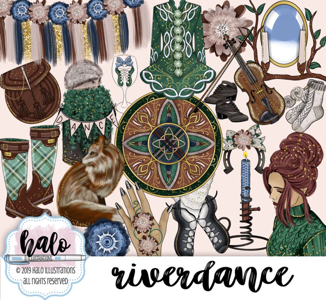 St Patricks Art, St Pats Clipart, Spring Clip Art, Irish Illustration ...