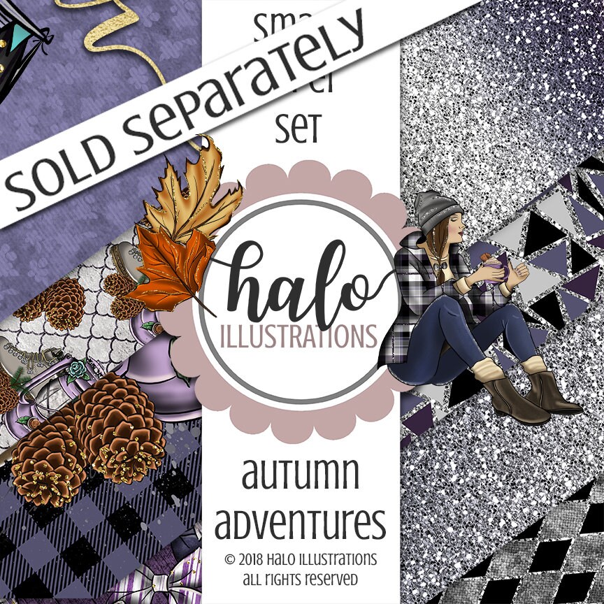 Autumn Digital Paper Camping Digital Paper Hiking Digital | Etsy