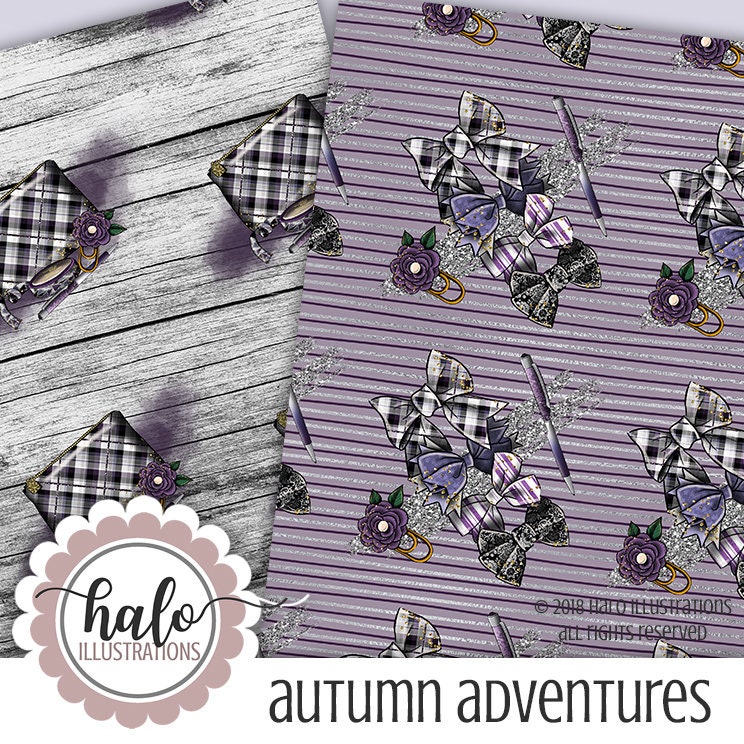 Autumn Digital Paper, Camping Digital Paper, Hiking Digital Paper ...