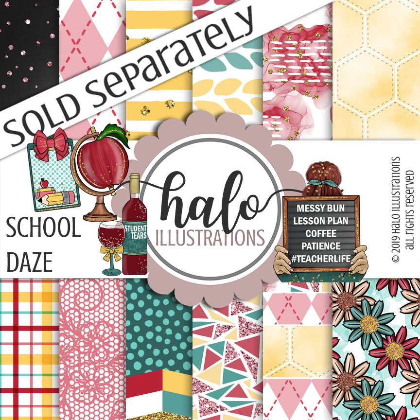 School Clipart, Teacher Clipart, Teacher Planner, Planner Clipart ...