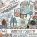 Summer Digital Paper, Vacation Paper, Travel Digital Paper, Planner ...