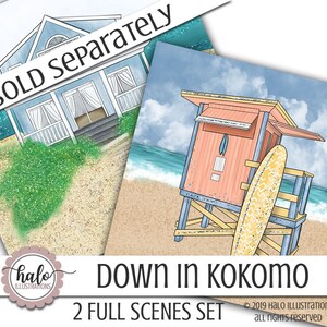 Summer Digital Paper, Beach Digital Paper, Plaid Digital Paper, Floral ...