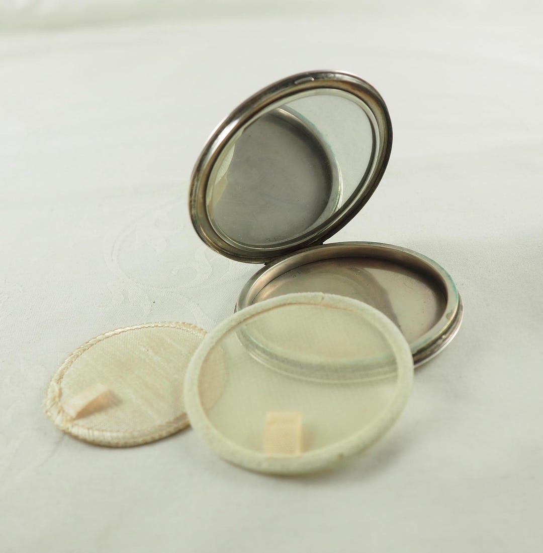 Art Deco 835 Silver Powder Compact, Maker Hermann Bauer, Germany, 1930 ...