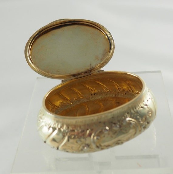 Antique Rococo Silver Gilt Snuff Box: Neresheimer Han… - Gem