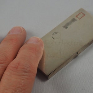 Vintage Sterling Silver and Enamel Stamp Box in the Form of an - Etsy