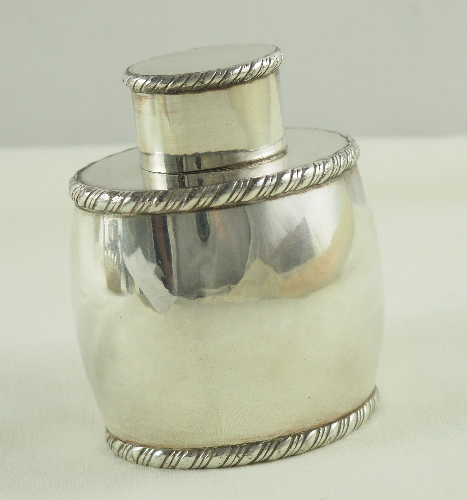 Kitchen & Dining Home & Living SHEFFIELD PLATE TEA Caddy English Arts ...