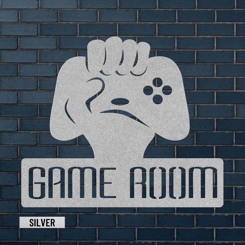 Unique Video Game Controller Metal Wall, Gamer Wall Art, Game Room ...