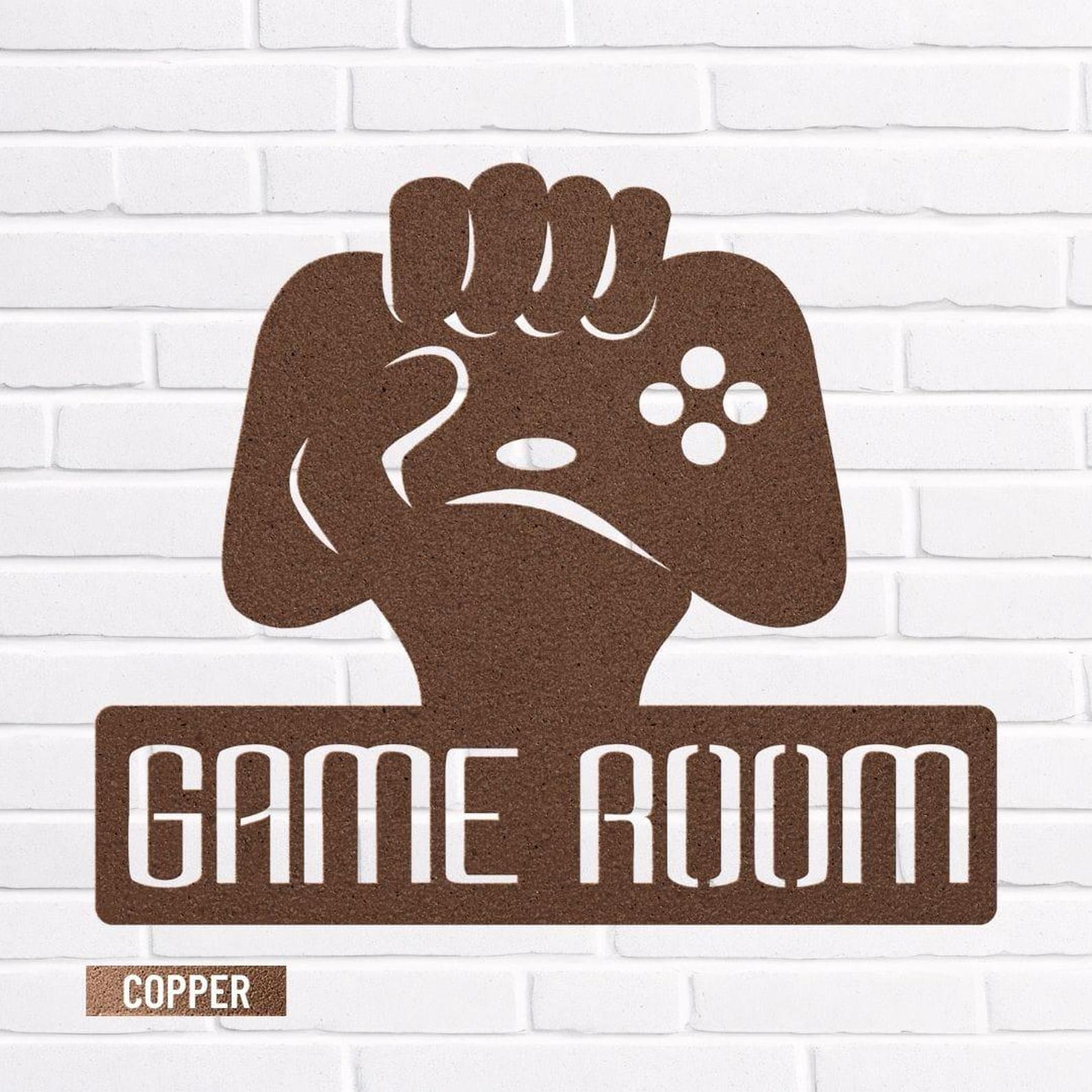 Unique Video Game Controller Metal Wall, Gamer Wall Art, Game Room ...