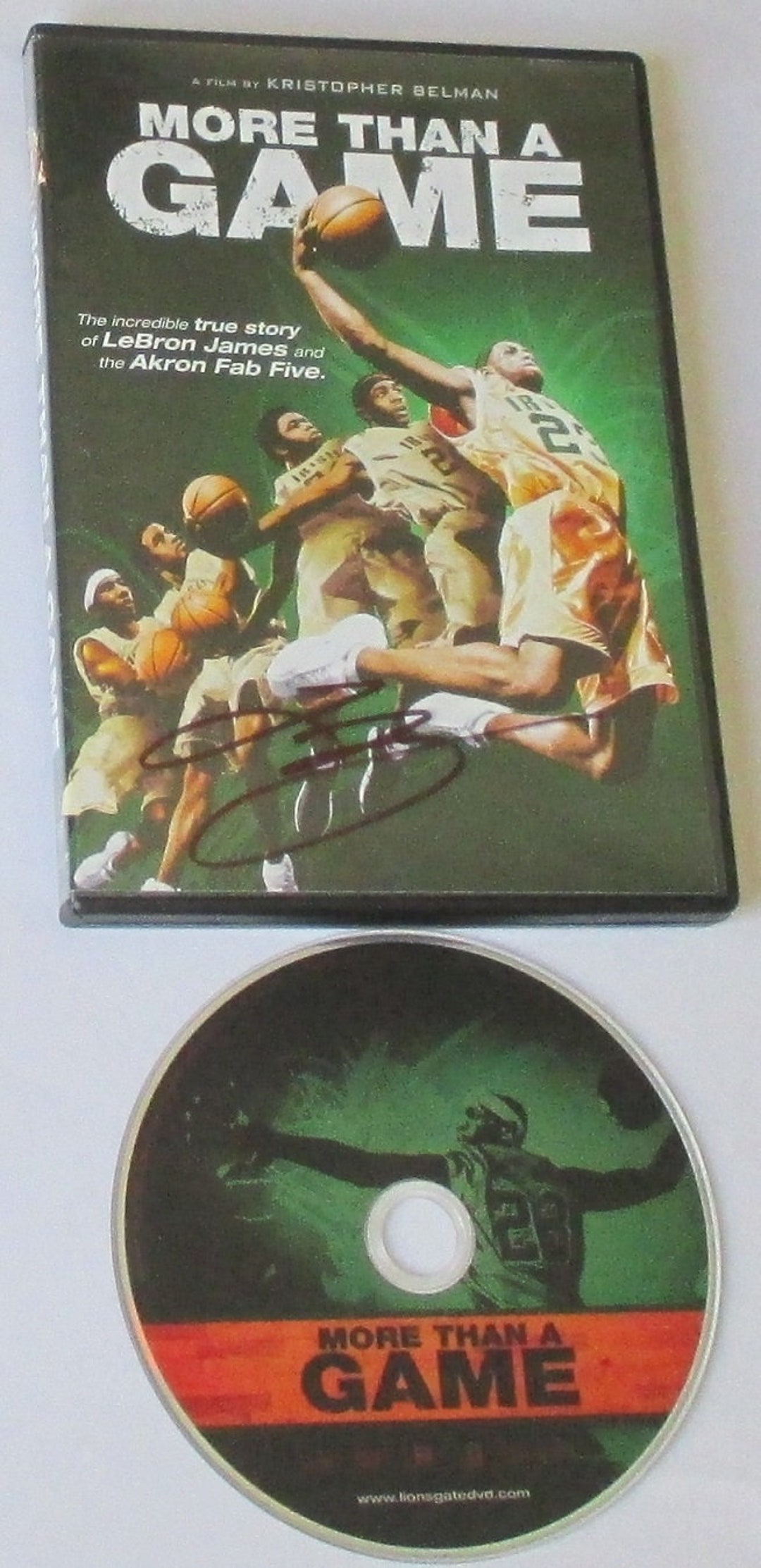 Lebron James Signed Autographed DVD "more Than a Game" - North America ...