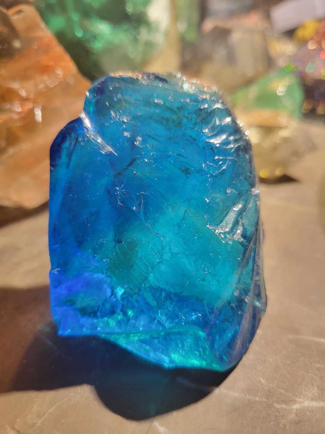 Electric Blue Andara Crystal 130 Grams - Etsy