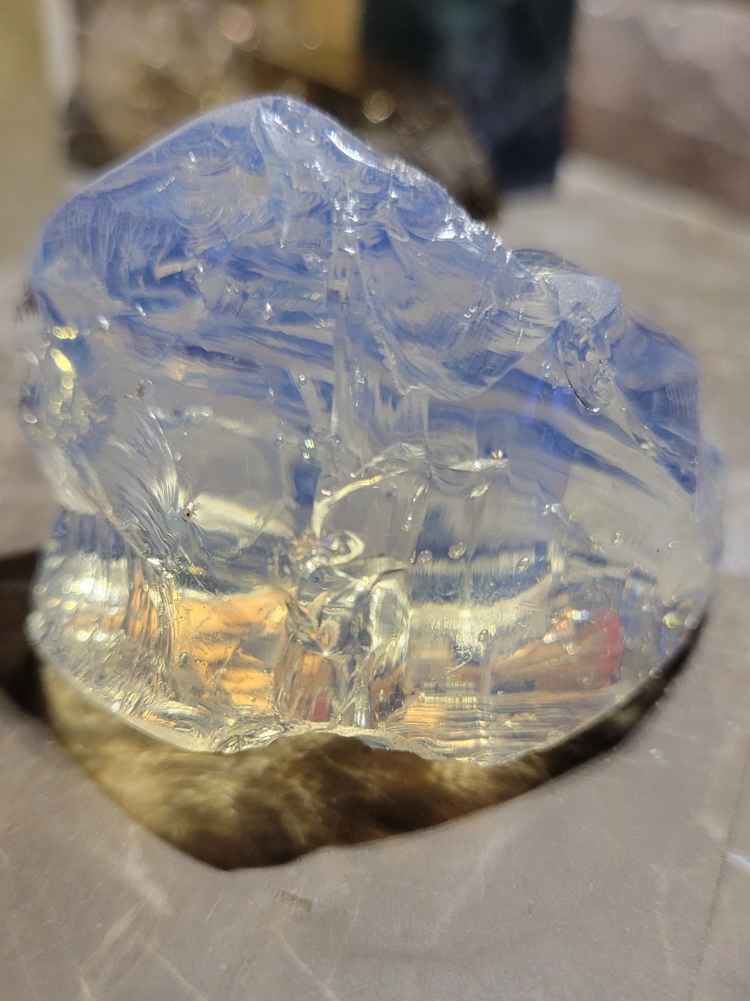 Gem Angel Aura Cosmic Ice Andara Crystal 81 Grams - Etsy