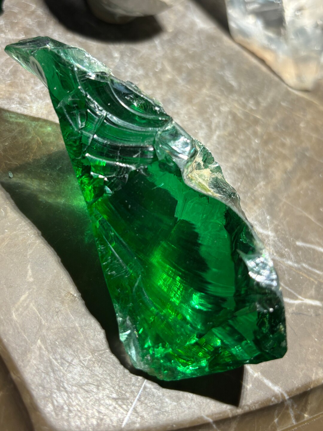 Raw Emerald Shift Andara Crystal 110 Grams - With Rock Matrix - Etsy