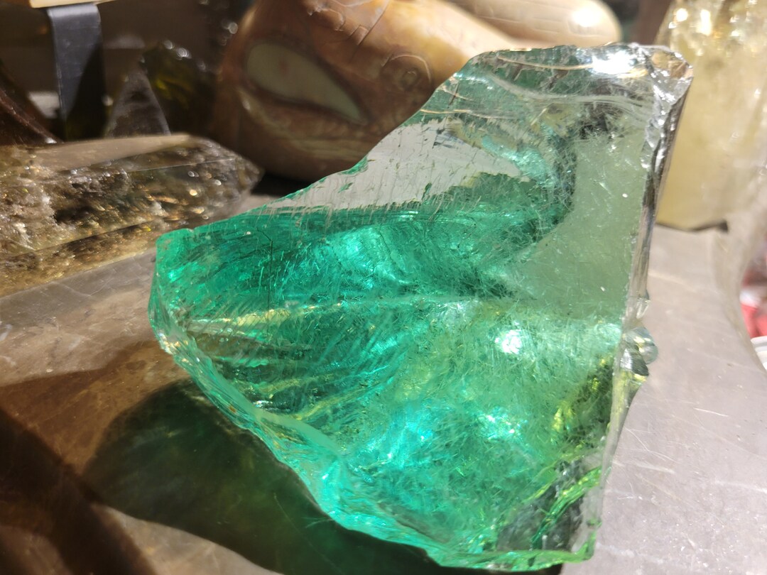 Large Gem Ethereal Mint Andara Crystal 247 Grams - Etsy