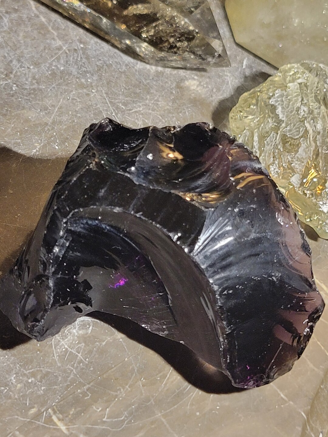 Midnight Sovereign Amethyst Andara Crystal 101 Grams - Etsy