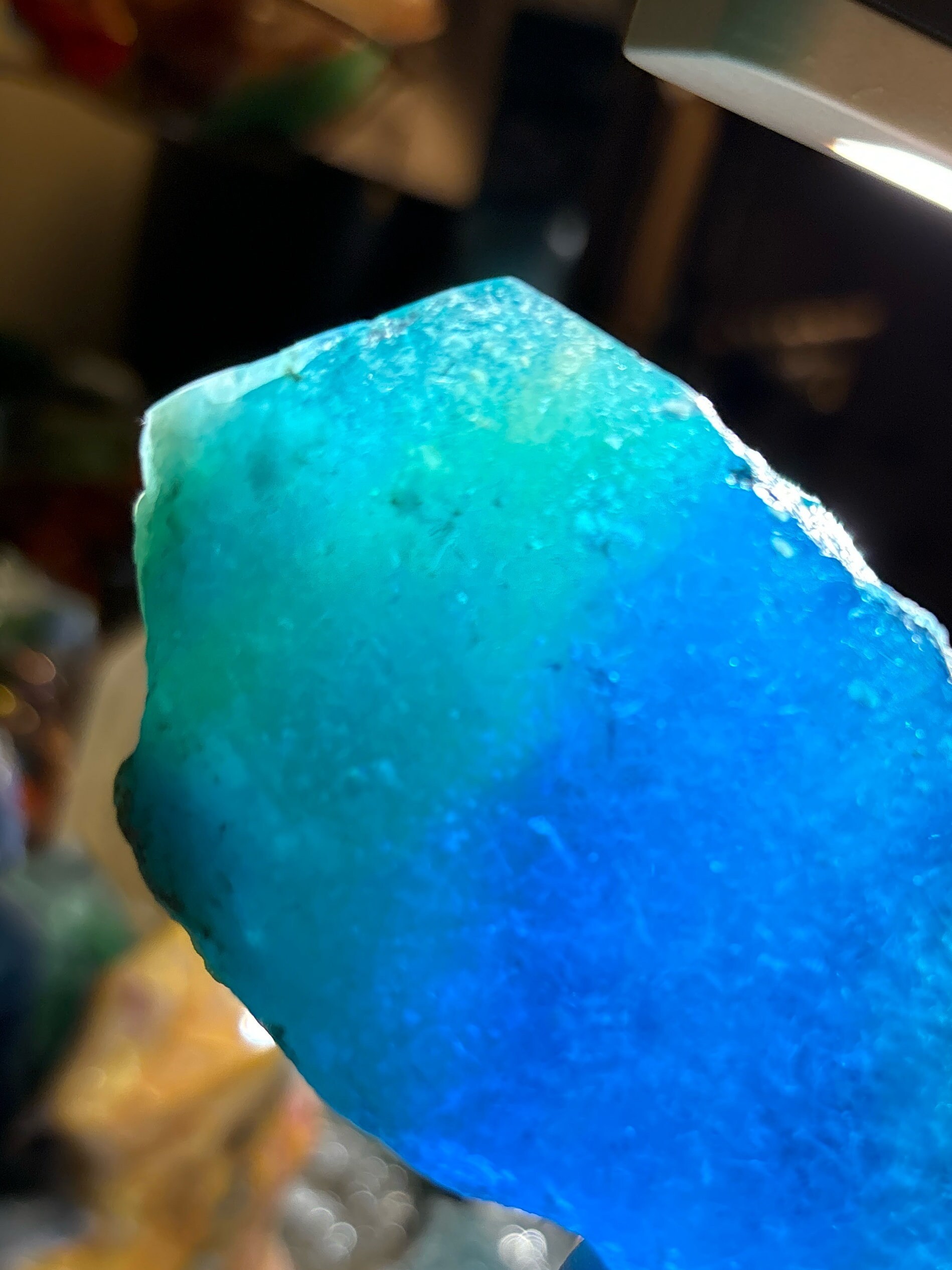 Icy Tri-color Electric Blue/aqua Serenity/celestial Mint Andara Crystal ...