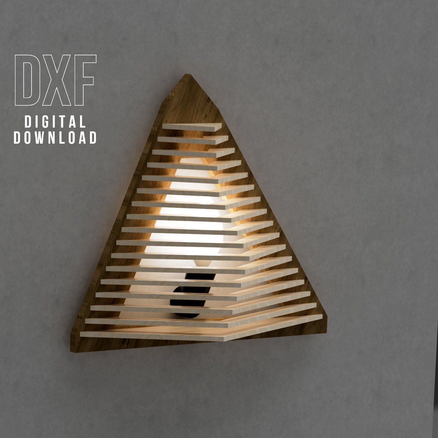 Mountain Wall Lamp Laser Cut Files Cnc Router Plans DXF - Etsy