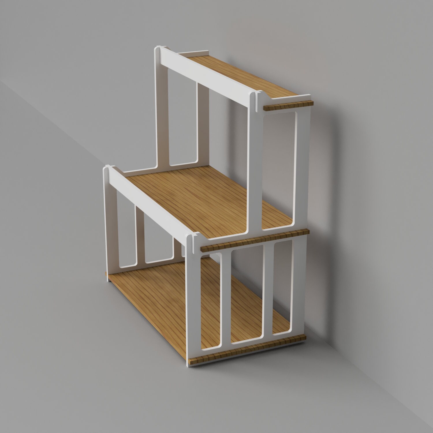 Spice Rack Kitchen Shelf Laser Cut Files Cnc Router Plans DXF Project ...