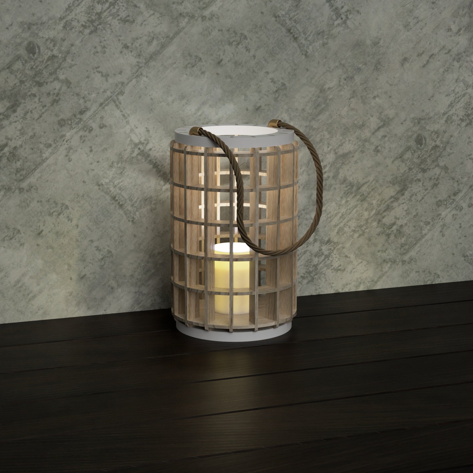 Summer Balcony Lantern Candle Holder Laser Cut Files Cnc Router Plans ...