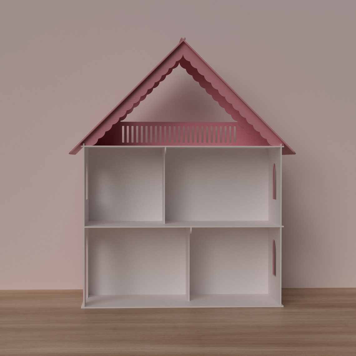 Toy Dollhouse Cottage Laser Cut Files Cnc Router Plans DXF Project - Etsy