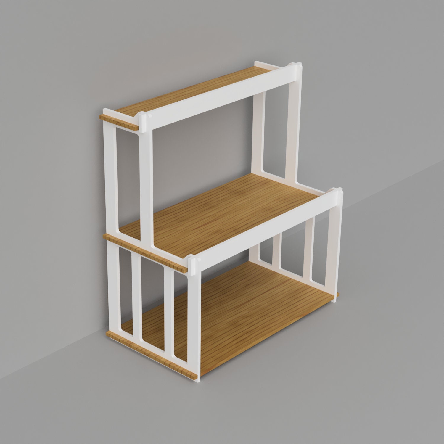 Spice Rack Kitchen Shelf Laser Cut Files Cnc Router Plans DXF Project ...