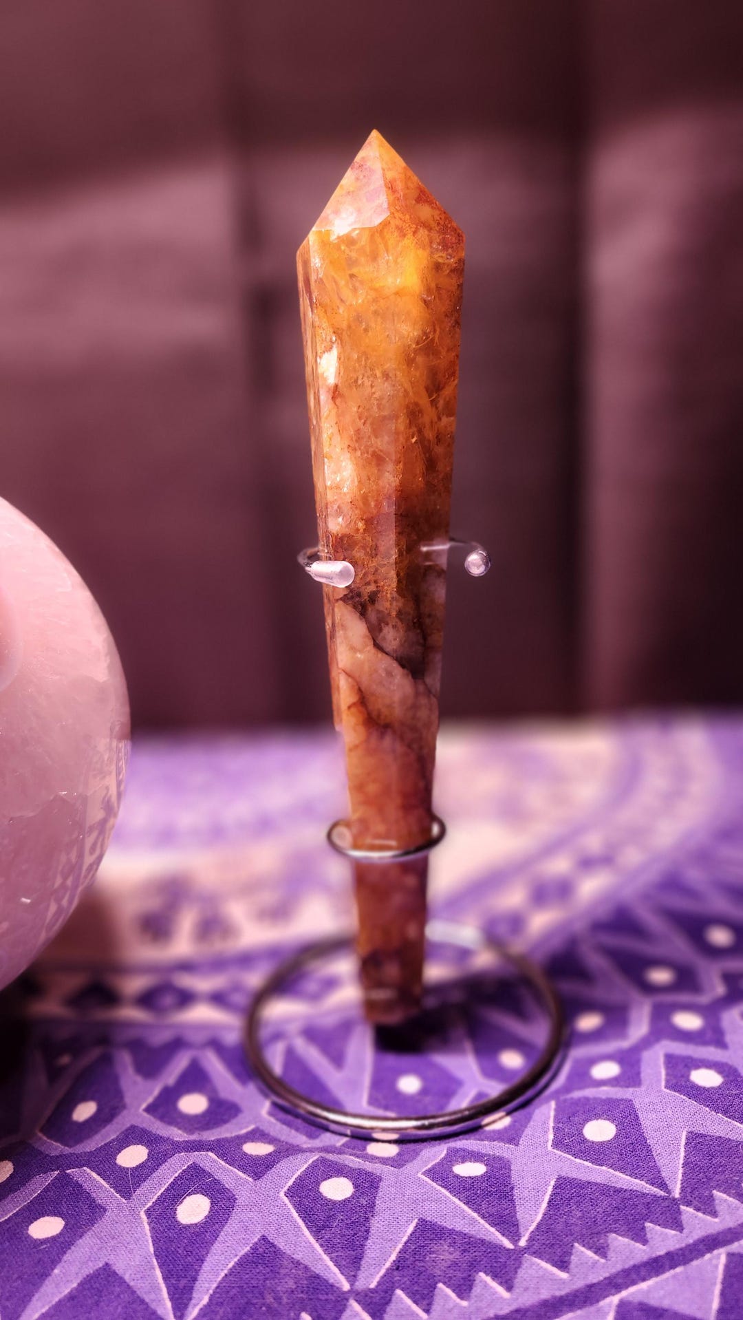 Golden Healer Quartz Scepter Wand 8" - Etsy