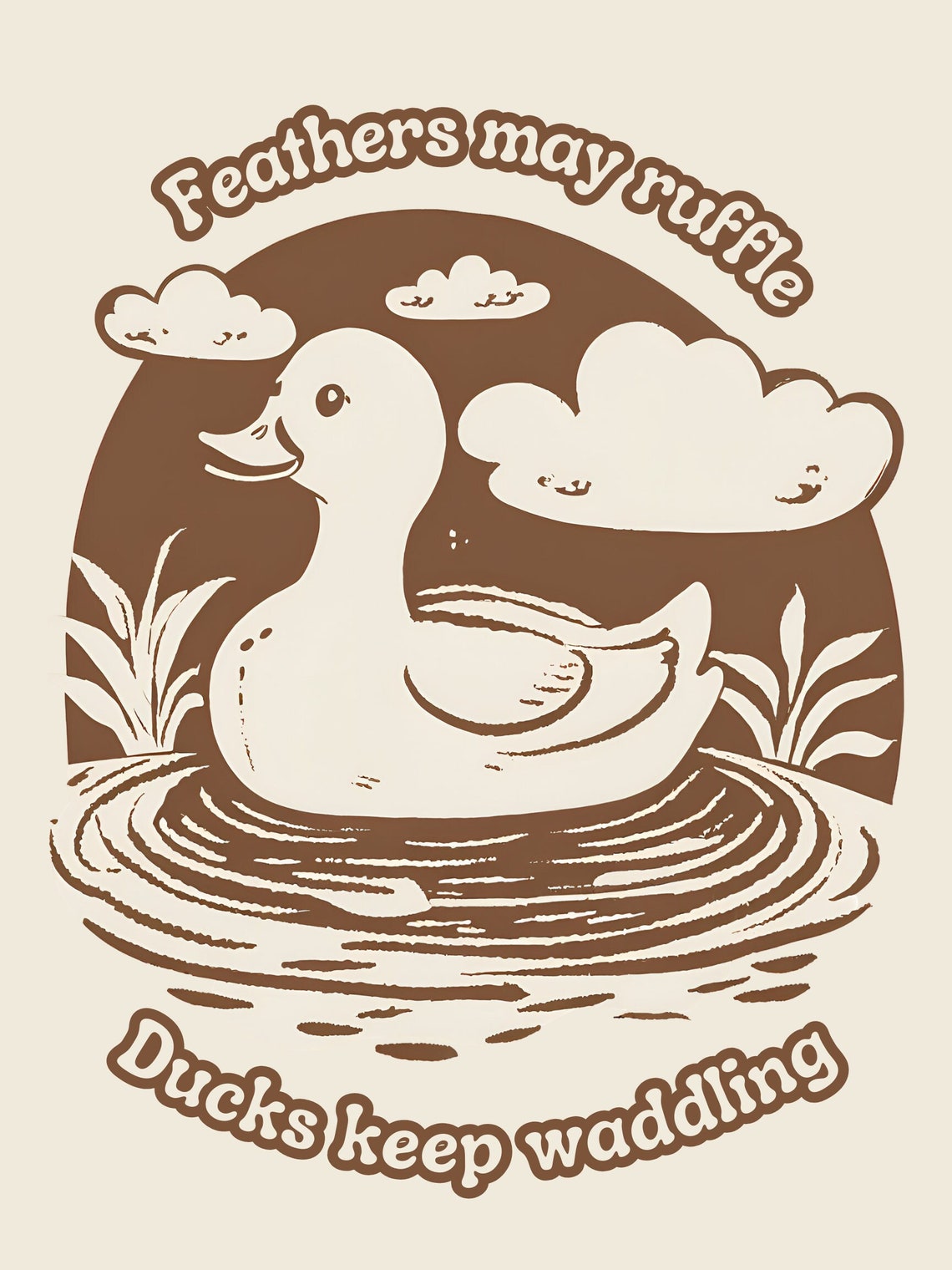 Inspirational Duck Poster - Digital Download - Etsy