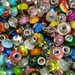 NEW 100/pc Large Hole European Beads Lot Mixed Random Picked High ...