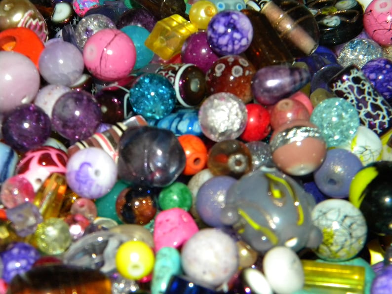 New 1/POUND Glass Crystal Gemstone Mixed Colors & Shaped - Etsy