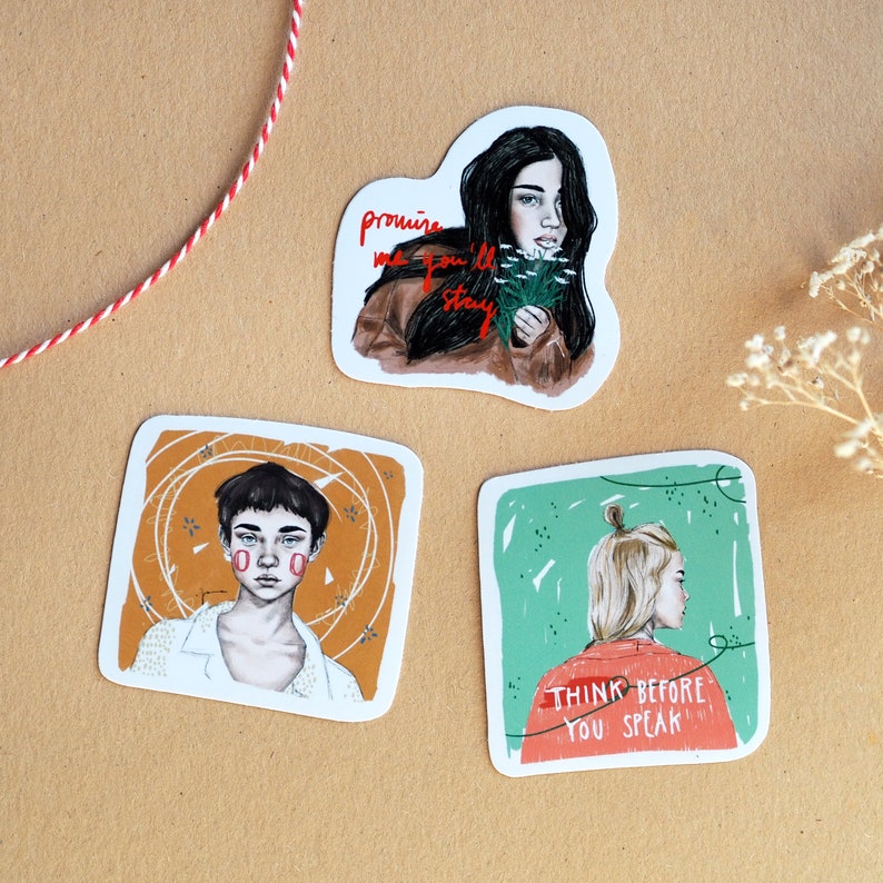 Sticker Set Colours - Etsy.de