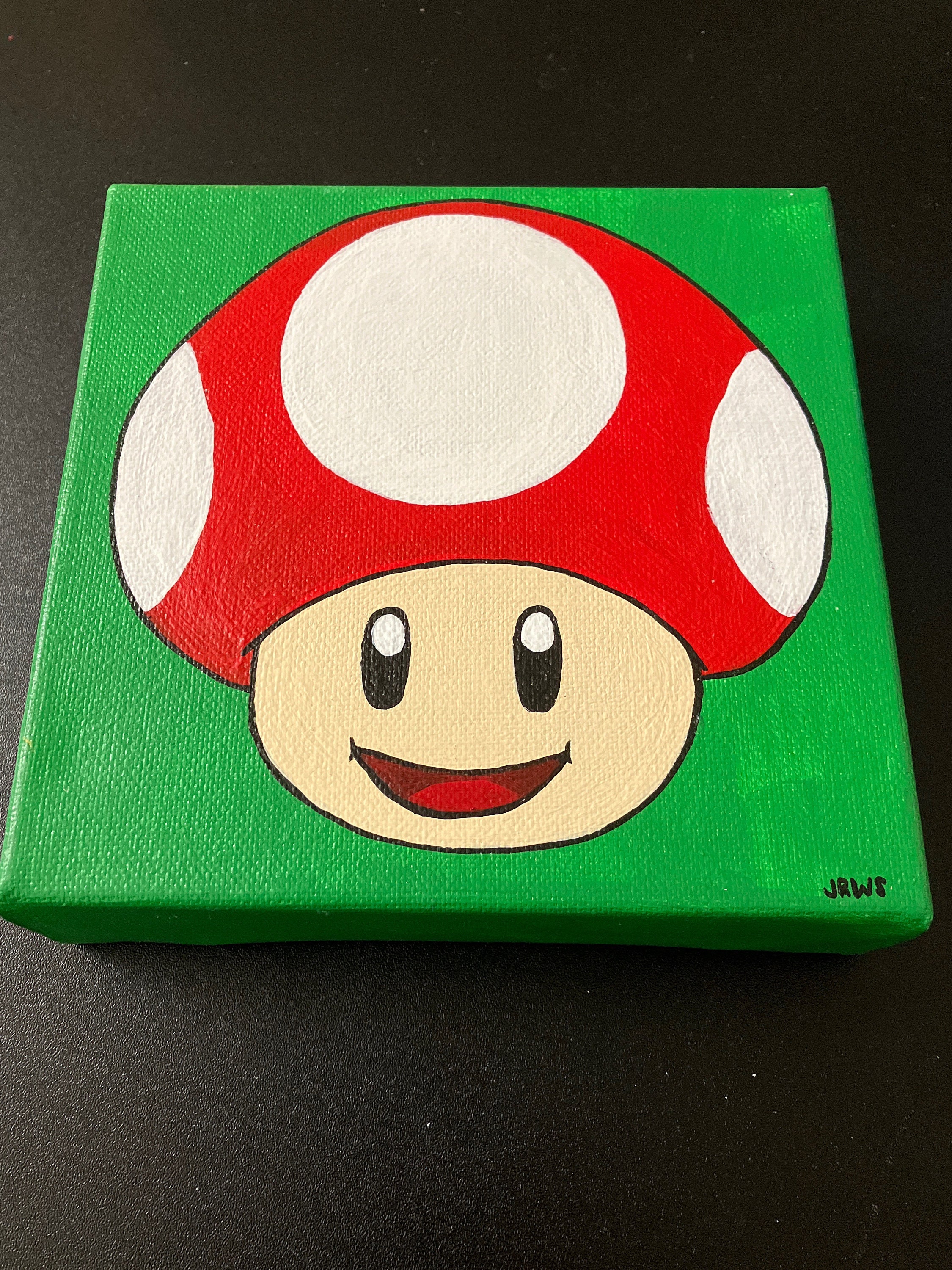 Toad Painting From Mario