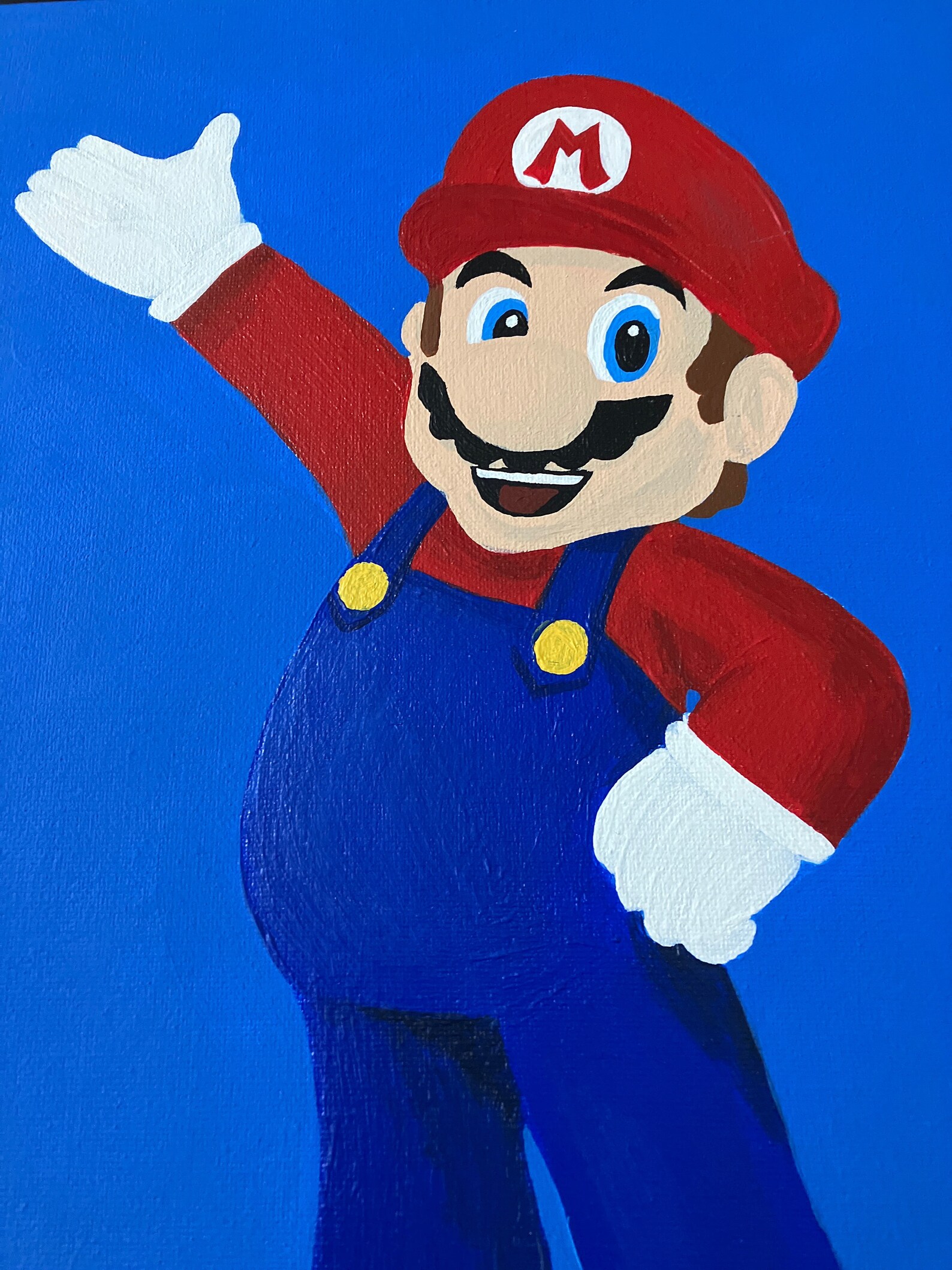 Mario Painting - Etsy
