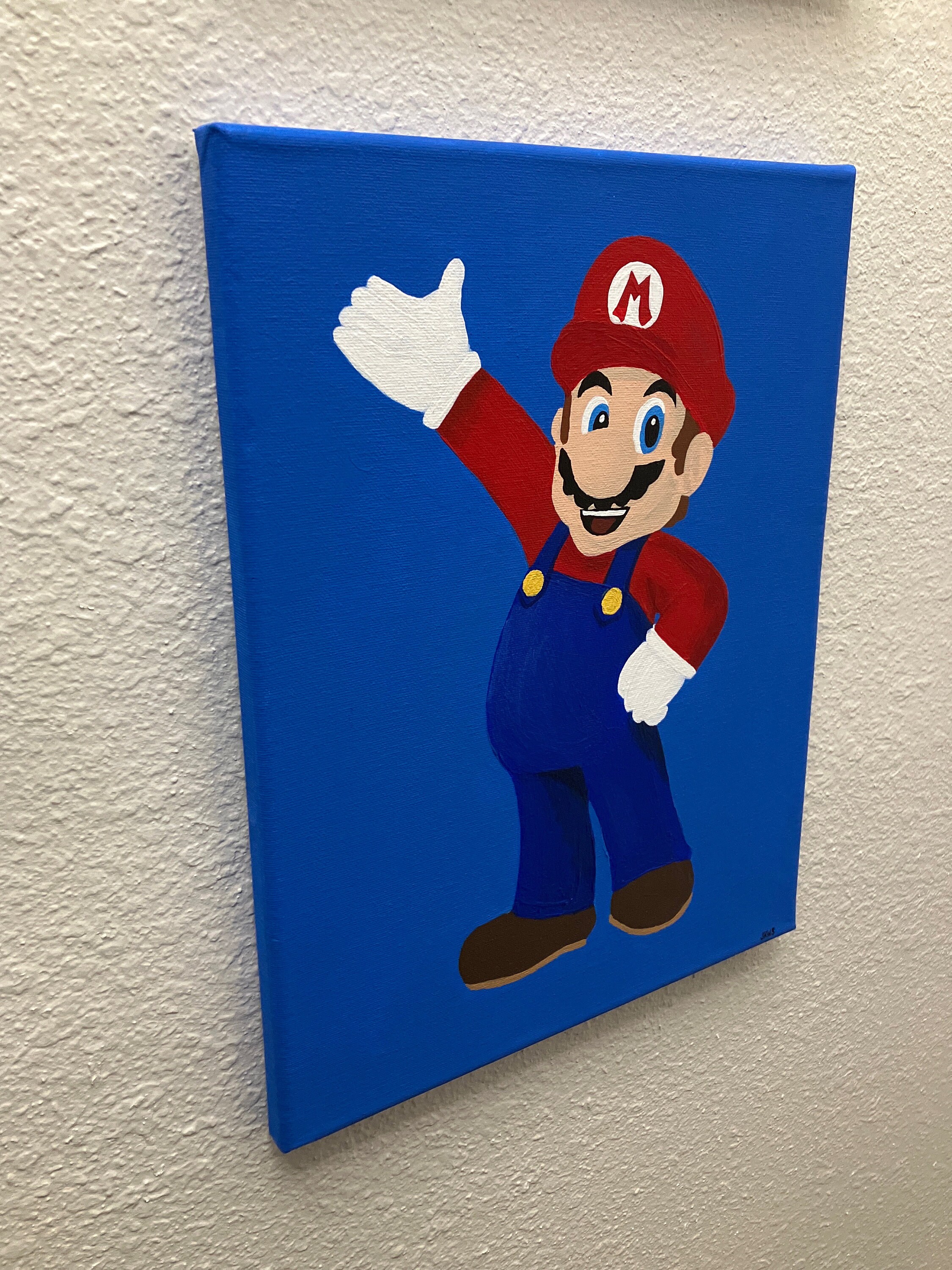 Mario Painting - Etsy