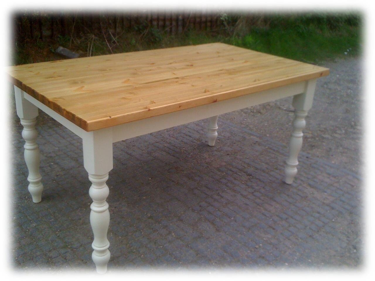 5ft Table 1 Bench. Farmhouse Dining Table and 1 Bench. - Etsy UK